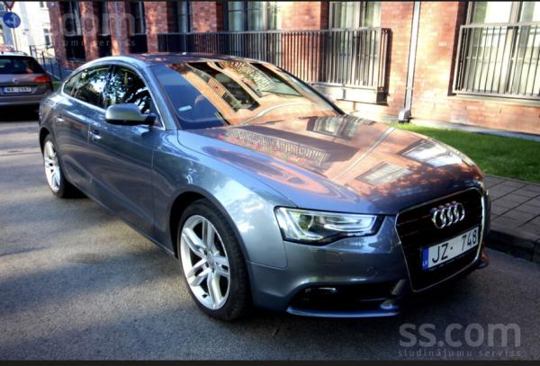 Grey Audi A5 2012 in Riga, with an engine capacity of 1.80 L and mileage of 200 thousand km for 7999 €, photo 11 on AUTOMOTO.COM.LV