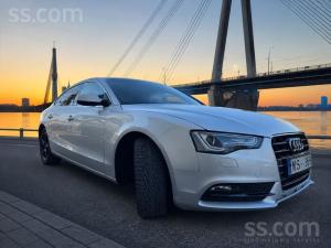 Pelēks Audi A5 2013 Rīga, ar dzinēja tilpumu 2.00 L un nobraukumu 258 tūkst. km par 8850 €, foto 4 vietnē AUTOMOTO.COM.LV
