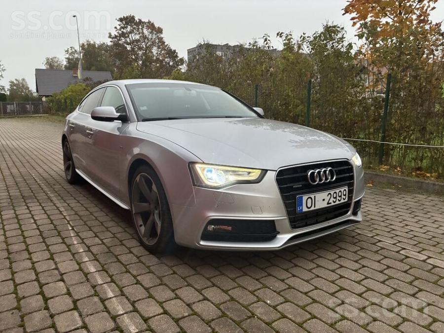 Pelēks Audi A5 2013 Preiļi, ar dzinēja tilpumu 3.00 L un nobraukumu 258 tūkst. km par 10500 €, foto 3 vietnē AUTOMOTO.COM.LV