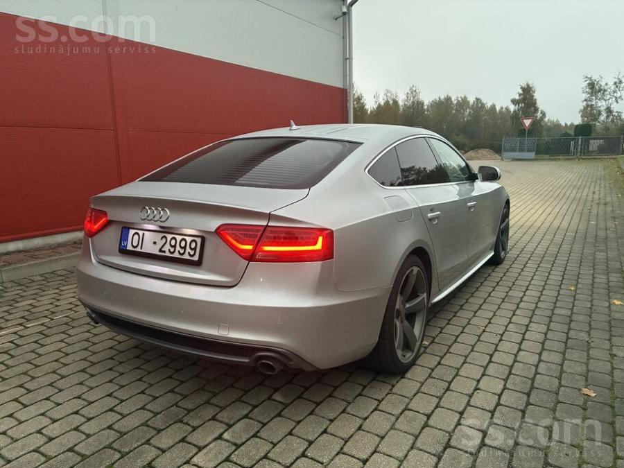 Pelēks Audi A5 2013 Preiļi, ar dzinēja tilpumu 3.00 L un nobraukumu 258 tūkst. km par 10500 €, foto 4 vietnē AUTOMOTO.COM.LV