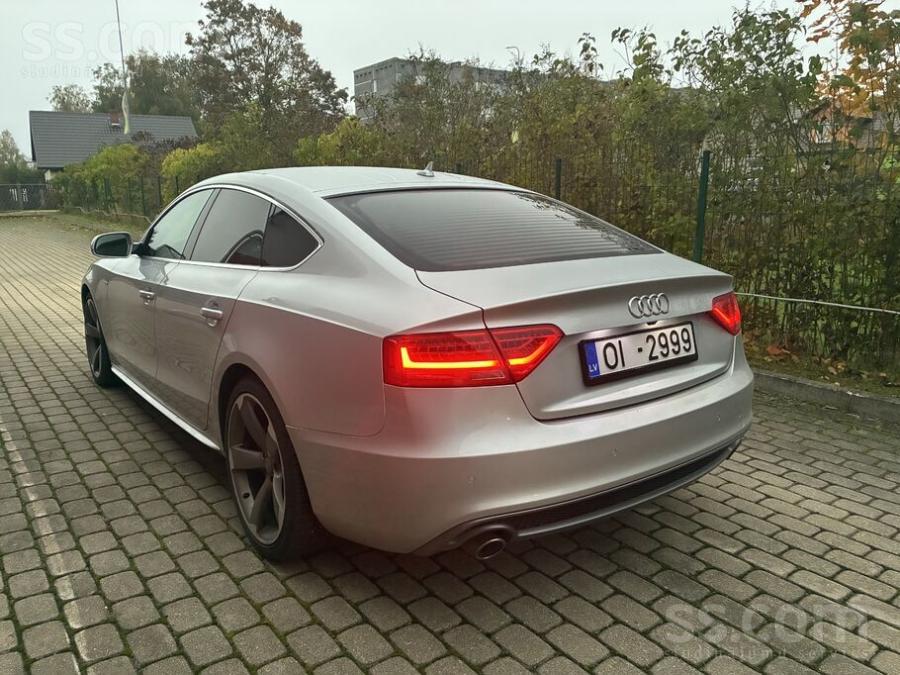 Pelēks Audi A5 2013 Preiļi, ar dzinēja tilpumu 3.00 L un nobraukumu 258 tūkst. km par 10500 €, foto 5 vietnē AUTOMOTO.COM.LV
