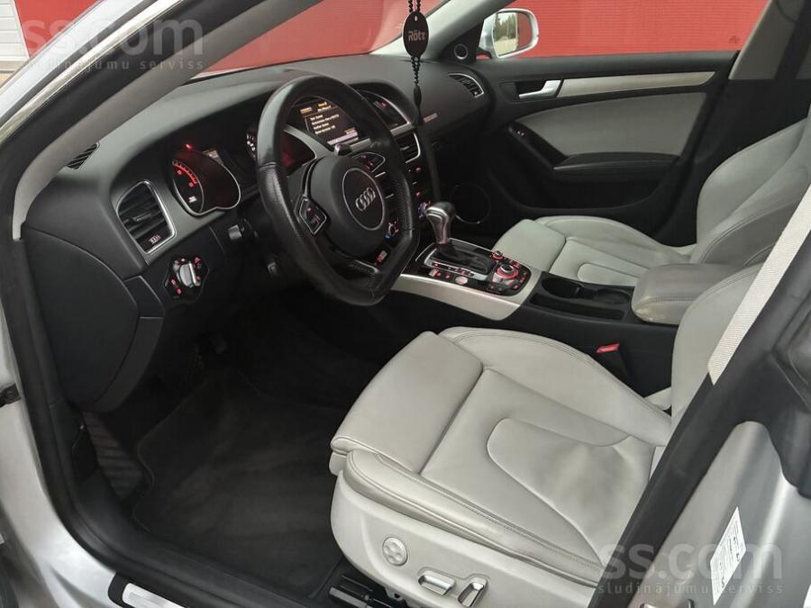 Pelēks Audi A5 2013 Preiļi, ar dzinēja tilpumu 3.00 L un nobraukumu 258 tūkst. km par 10500 €, foto 6 vietnē AUTOMOTO.COM.LV