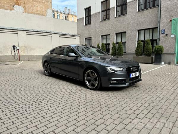 Pelēks Audi A5 2014 Rīga, ar dzinēja tilpumu 2.00 L un nobraukumu 296 tūkst. km par 13000 €, foto 1 vietnē AUTOMOTO.COM.LV