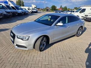Pelēks Audi A5 2014 Tauragė, ar dzinēja tilpumu 2.00 L un nobraukumu 230 tūkst. km par 9650 €, foto  vietnē AUTOMOTO.COM.LV