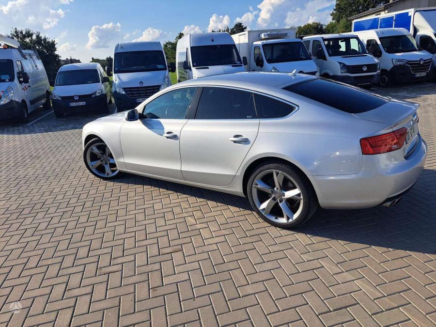 Grey Audi A5 2014 in Taurage, with an engine capacity of 2.00 L and mileage of 230 thousand km for 9650 €, photo 8 on AUTOMOTO.COM.LV