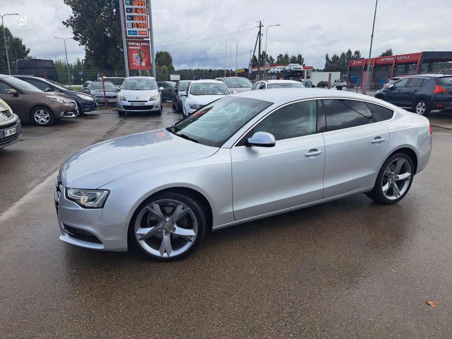 Grey Audi A5 2014 in Taurage, with an engine capacity of 2.00 L and mileage of 230 thousand km for 9100 €, photo 1 on AUTOMOTO.COM.LV