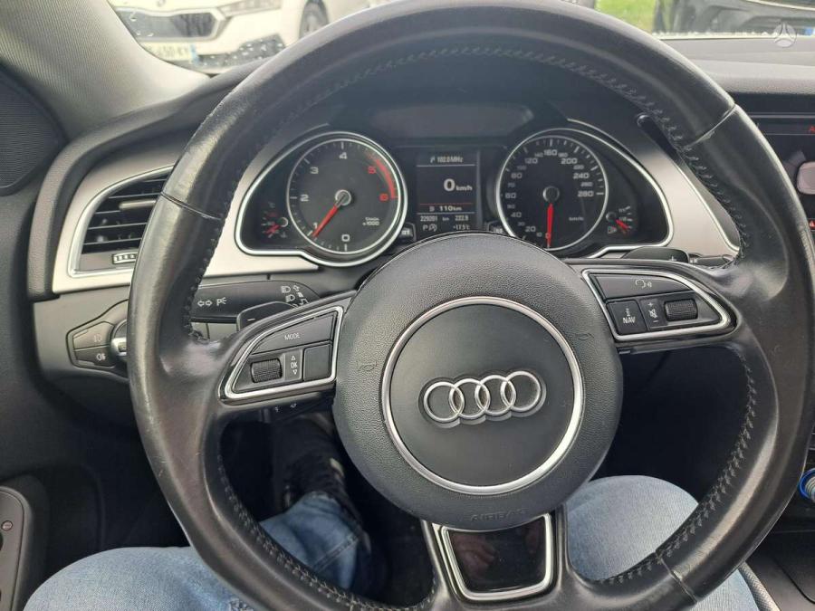 Grey Audi A5 2014 in Taurage, with an engine capacity of 2.00 L and mileage of 230 thousand km for 9100 €, photo 11 on AUTOMOTO.COM.LV