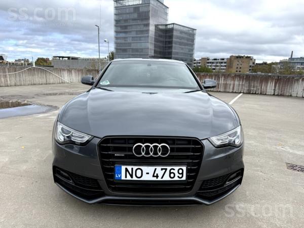 Grey Audi A5 2015 in Riga, with an engine capacity of 3.00 L and mileage of 189 thousand km for 14999 €, photo 6 on AUTOMOTO.COM.LV