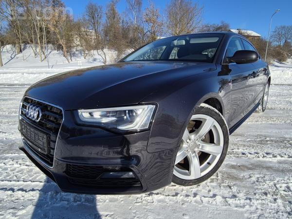Grey Audi A5 2016 in Saldus, with an engine capacity of 3.00 L and mileage of 212 thousand km for 14500 €, photo 1 on AUTOMOTO.COM.LV