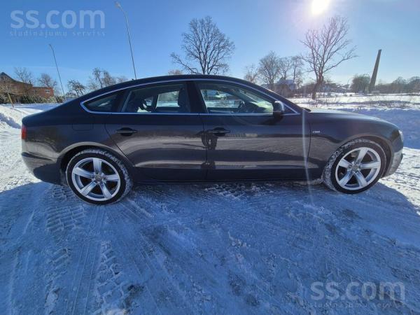 Grey Audi A5 2016 in Saldus, with an engine capacity of 3.00 L and mileage of 212 thousand km for 14500 €, photo 6 on AUTOMOTO.COM.LV