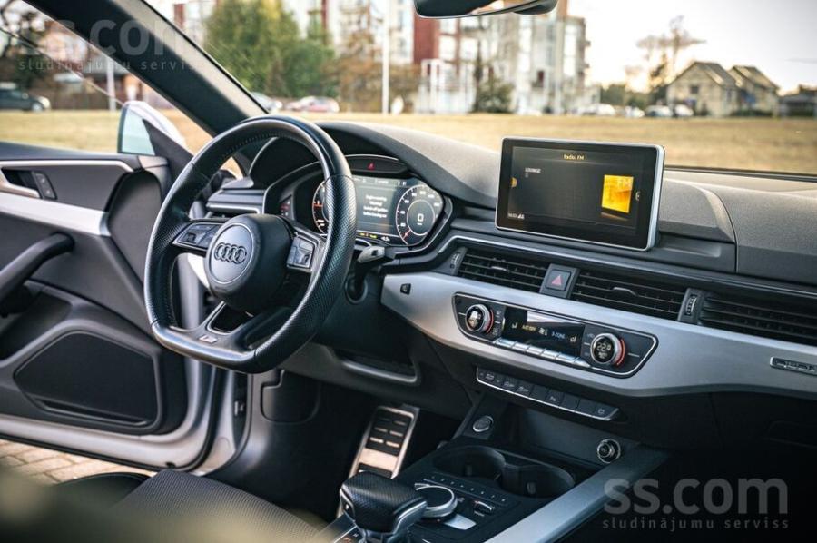 Pelēks Audi A5 2017 Rīga, ar dzinēja tilpumu 2.00 L un nobraukumu 0 tūkst. km par 16990 €, foto 14 vietnē AUTOMOTO.COM.LV