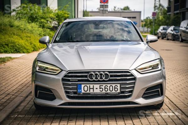 Pelēks Audi A5 2017 Rīga, ar dzinēja tilpumu 2.00 L un nobraukumu 293 tūkst. km par 15990 €, foto 2 vietnē AUTOMOTO.COM.LV