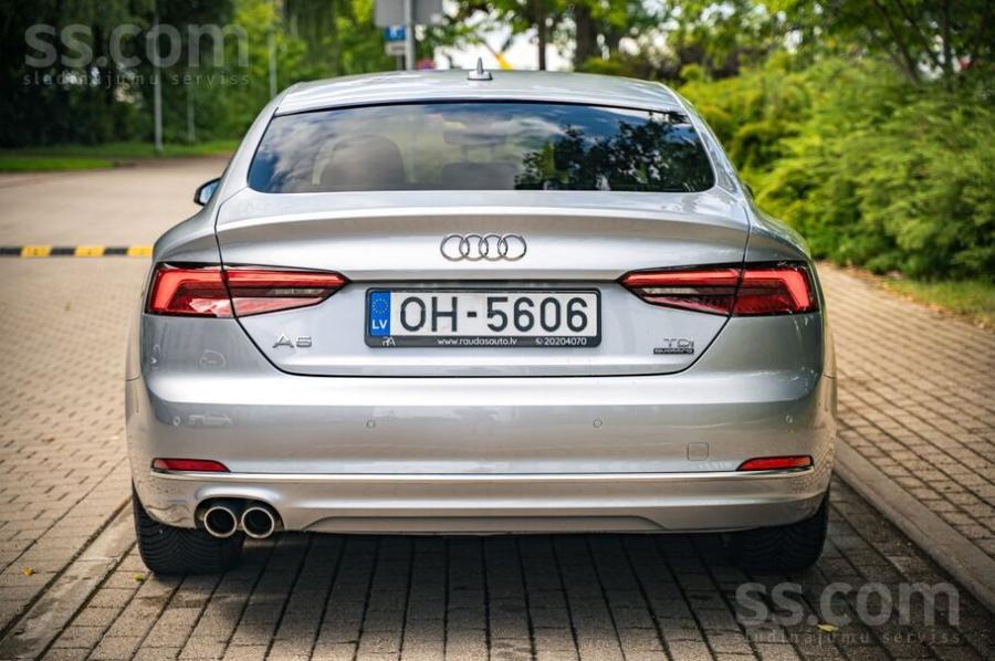 Pelēks Audi A5 2017 Rīga, ar dzinēja tilpumu 2.00 L un nobraukumu 293 tūkst. km par 15990 €, foto 6 vietnē AUTOMOTO.COM.LV