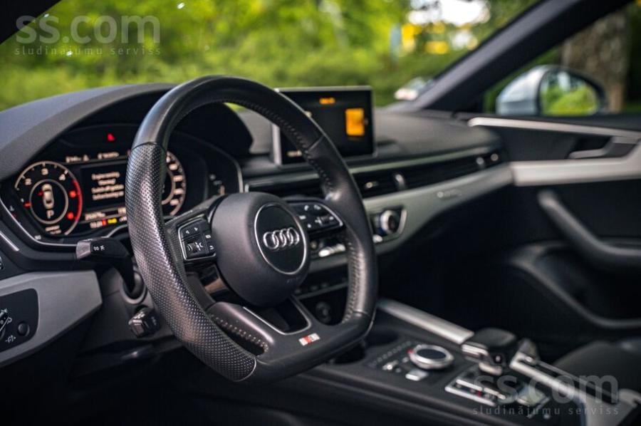 Pelēks Audi A5 2017 Rīga, ar dzinēja tilpumu 2.00 L un nobraukumu 293 tūkst. km par 15990 €, foto 13 vietnē AUTOMOTO.COM.LV