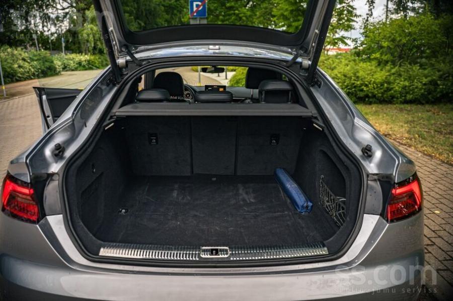 Pelēks Audi A5 2017 Rīga, ar dzinēja tilpumu 2.00 L un nobraukumu 293 tūkst. km par 15990 €, foto 23 vietnē AUTOMOTO.COM.LV