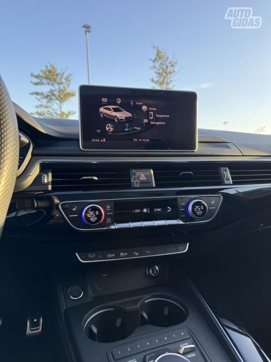 Pelēks Audi A5 2019 Klaipėda, ar dzinēja tilpumu 2.00 L un nobraukumu 84 tūkst. km par 27500 €, foto 14 vietnē AUTOMOTO.COM.LV