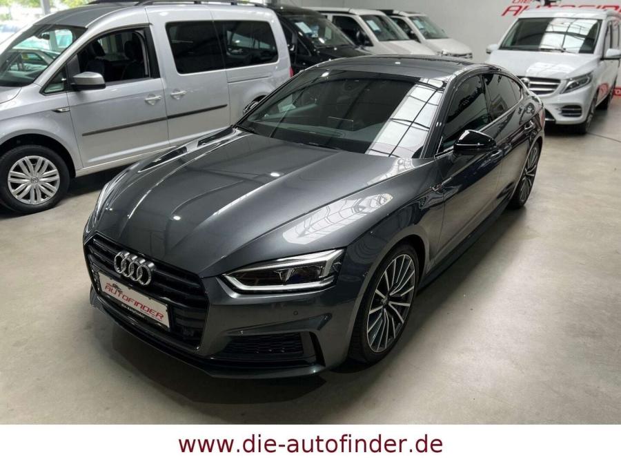 Grey Audi A5 2020 in Kaunas, with an engine capacity of 2.00 L and mileage of 17 thousand km for 32699 €, photo 2 on AUTOMOTO.COM.LV