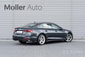 Grey Audi A5 2023 in Riga, with an engine capacity of 2.00 L and mileage of 83 thousand km for 32400 €, photo 5 on AUTOMOTO.COM.LV