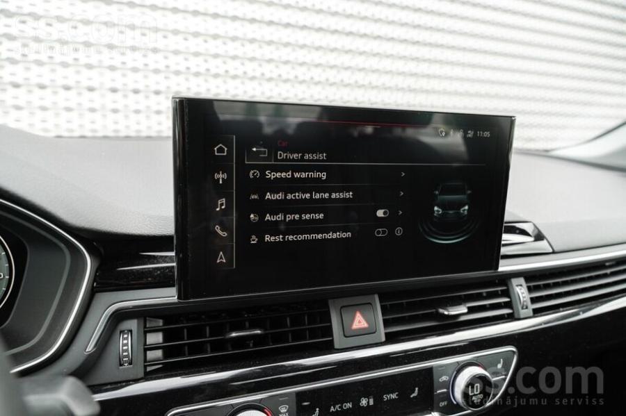 Grey Audi A5 2023 in Riga, with an engine capacity of 2.00 L and mileage of 83 thousand km for 32400 €, photo 20 on AUTOMOTO.COM.LV