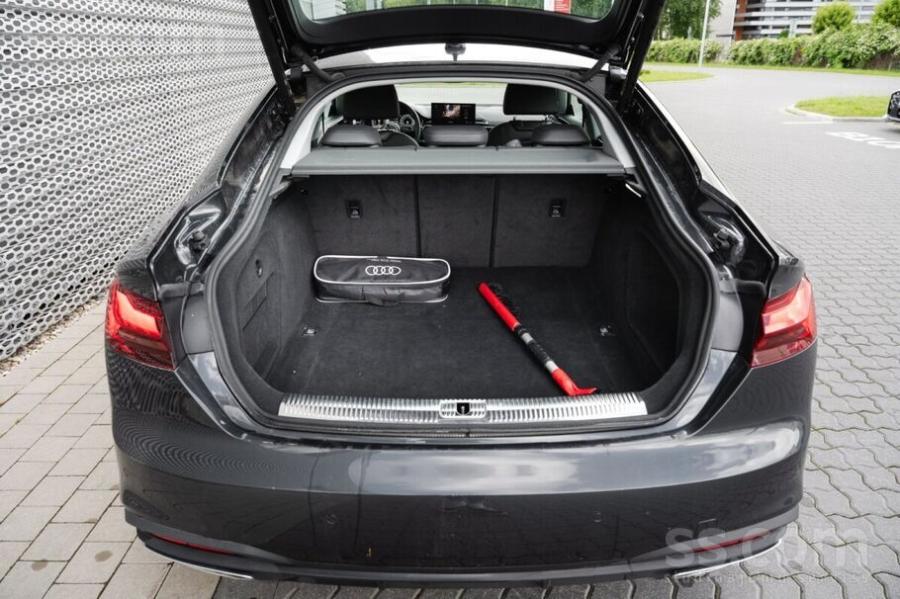 Grey Audi A5 2023 in Riga, with an engine capacity of 2.00 L and mileage of 83 thousand km for 32400 €, photo 27 on AUTOMOTO.COM.LV