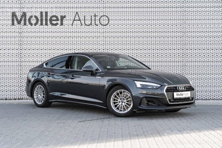 Pelēks Audi A5 2024 Rīga, ar dzinēja tilpumu 2.00 L un nobraukumu 22 tūkst. km par 35900 €, foto 2 vietnē AUTOMOTO.COM.LV