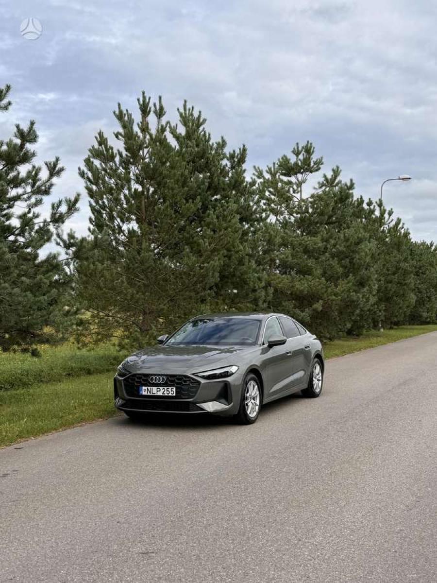 Grey Audi A5 2025 in Klaipeda, with an engine capacity of 1.98 L and mileage of 12 thousand km for 34500 €, photo 3 on AUTOMOTO.COM.LV