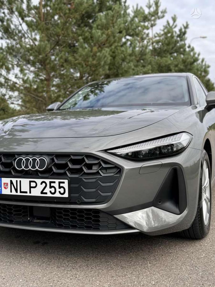 Grey Audi A5 2025 in Klaipeda, with an engine capacity of 1.98 L and mileage of 12 thousand km for 34500 €, photo 6 on AUTOMOTO.COM.LV