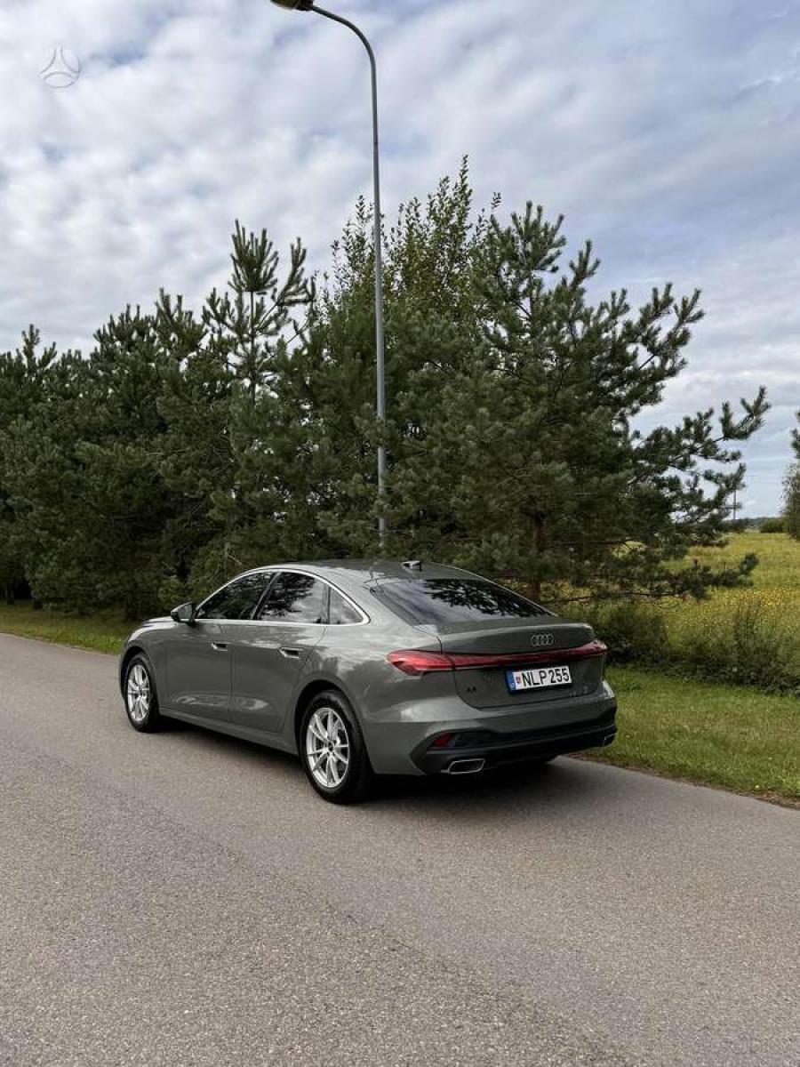 Grey Audi A5 2025 in Klaipeda, with an engine capacity of 1.98 L and mileage of 12 thousand km for 34500 €, photo 14 on AUTOMOTO.COM.LV