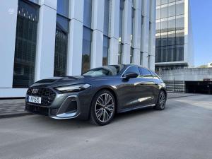 Grey Audi A5 2025 in Vilnius, with an engine capacity of 1.97 L and mileage of 24 thousand km for 52000 €, photo  on AUTOMOTO.COM.LV