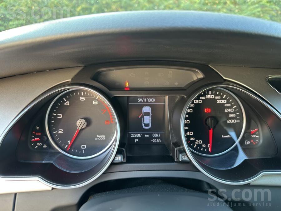 Audi A5 2010 in Riga, with an engine capacity of 2.00 L and mileage of 231 thousand km for 7500 €, photo 11 on AUTOMOTO.COM.LV