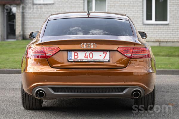 Ауди А5 2011 в Тукумс на AUTOMOTO.COM.LV Оранжевый Ауди А5 2011 в Тукумс, объемом двигателя 2.00 л и пробегом 182 тыс. км за 10490 €, фото 9 на AUTOMOTO.COM.LV
