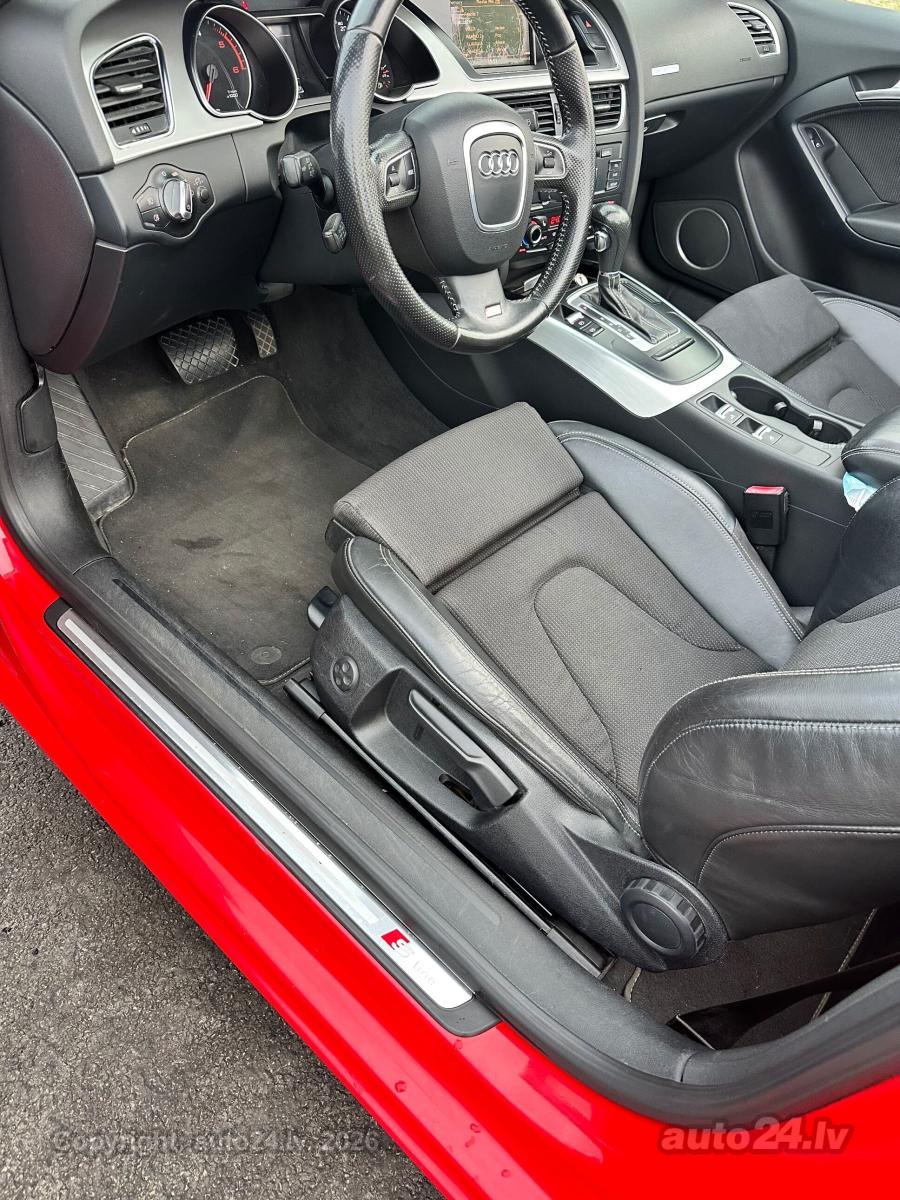Red Audi A5 2009 in Tartu, with an engine capacity of 3.00 L and mileage of 200 thousand km for 9999 €, photo 13 on AUTOMOTO.COM.LV