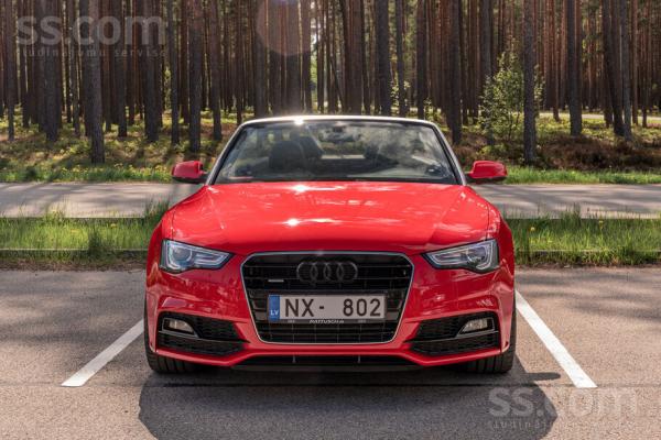 Red Audi A5 2015 in Riga, with an engine capacity of 3.00 L and mileage of 216 thousand km for 14900 €, photo 2 on AUTOMOTO.COM.LV