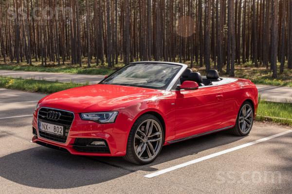Red Audi A5 2015 in Riga, with an engine capacity of 3.00 L and mileage of 216 thousand km for 14900 €, photo 3 on AUTOMOTO.COM.LV