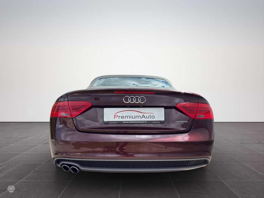 Red Audi A5 2017 in Vilnius, with an engine capacity of 2.97 L and mileage of 89 thousand km for 22900 €, photo 4 on AUTOMOTO.COM.LV