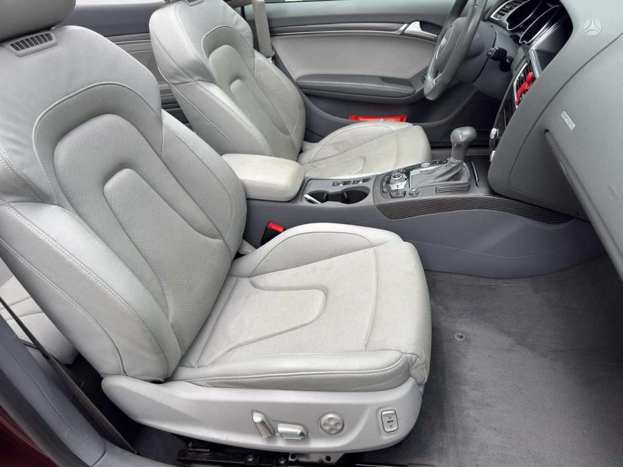 Red Audi A5 2017 in Vilnius, with an engine capacity of 2.97 L and mileage of 89 thousand km for 22900 €, photo 18 on AUTOMOTO.COM.LV
