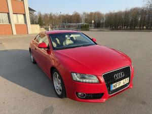 Red Audi A5 2007 in Vilnius, with an engine capacity of 2.97 L and mileage of 317 thousand km for 3900 €, photo 10 on AUTOMOTO.COM.LV