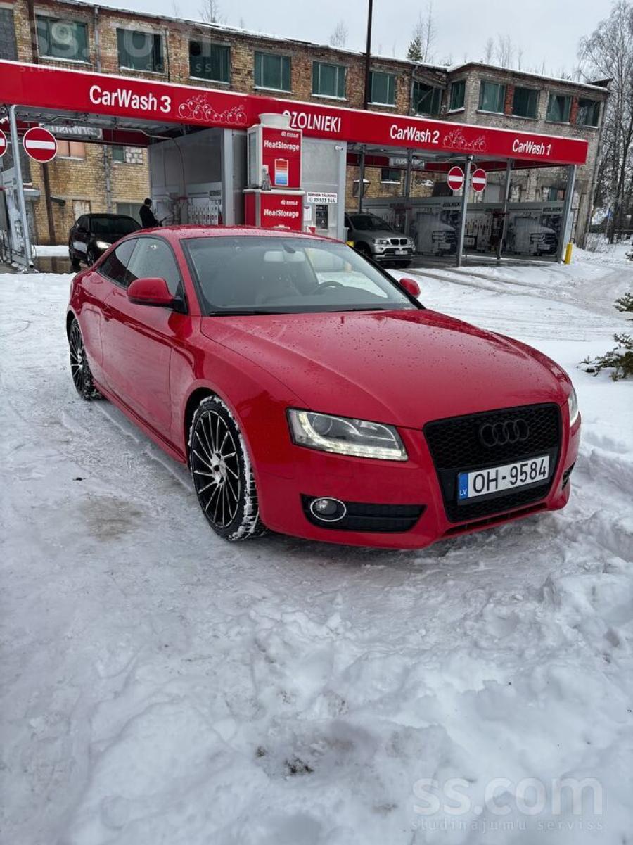 Red Audi A5 2008 in Jelgava, with an engine capacity of 3.00 L and mileage of 320 thousand km for 8900 €, photo 2 on AUTOMOTO.COM.LV