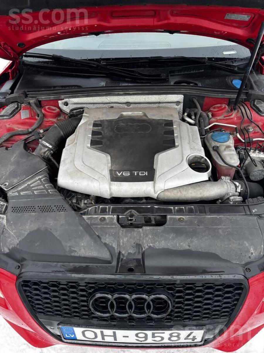 Red Audi A5 2008 in Jelgava, with an engine capacity of 3.00 L and mileage of 320 thousand km for 8900 €, photo 14 on AUTOMOTO.COM.LV