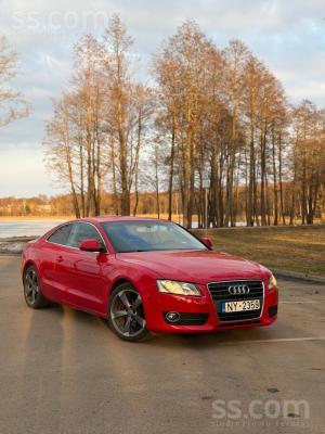 Red Audi A5 2008 in Daugavpils, with an engine capacity of 1.80 L and mileage of 218 thousand km for 5500 €, photo  on AUTOMOTO.COM.LV