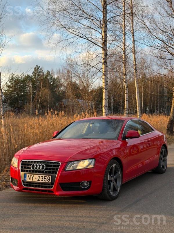 Red Audi A5 2008 in Daugavpils, with an engine capacity of 1.80 L and mileage of 218 thousand km for 5200 €, photo 4 on AUTOMOTO.COM.LV