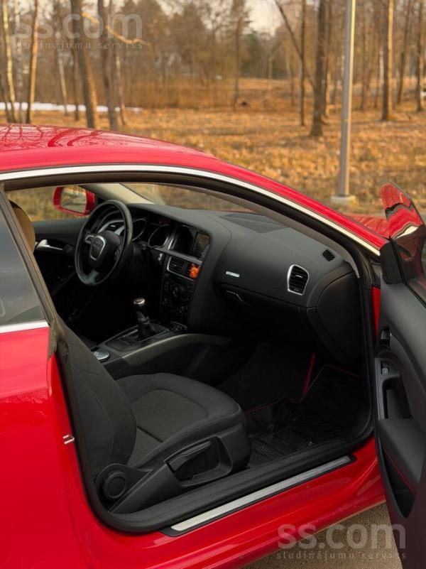 Red Audi A5 2008 in Daugavpils, with an engine capacity of 1.80 L and mileage of 218 thousand km for 5200 €, photo 6 on AUTOMOTO.COM.LV
