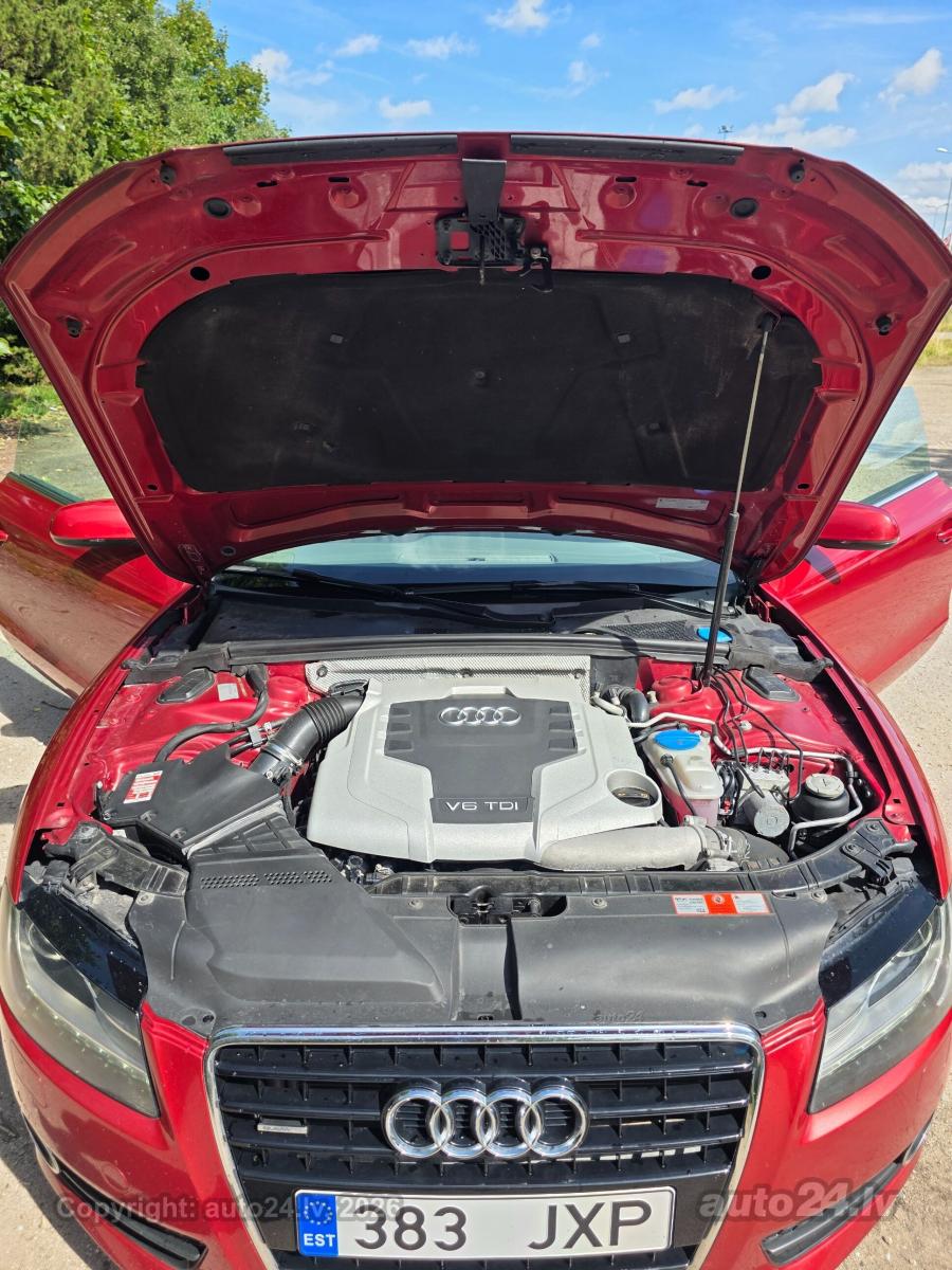 Red Audi A5 2009 in Keila, with an engine capacity of 3.00 L and mileage of 331 thousand km for 7999 €, photo 18 on AUTOMOTO.COM.LV