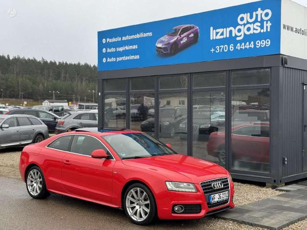 Red Audi A5 2010 in Vilnius, with an engine capacity of 2.00 L and mileage of 175 thousand km for 6650 €, photo 2 on AUTOMOTO.COM.LV