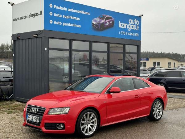 Red Audi A5 2010 in Vilnius, with an engine capacity of 2.00 L and mileage of 175 thousand km for 6650 €, photo 1 on AUTOMOTO.COM.LV