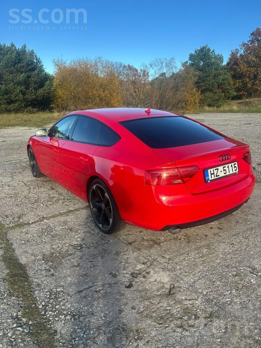 Red Audi A5 2012 in Liepaja, with an engine capacity of 3.00 L and mileage of 220 thousand km for 11000 €, photo 1 on AUTOMOTO.COM.LV