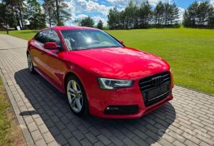 Red Audi A5 2013 in Jekabpils, with an engine capacity of 2.00 L and mileage of 287 thousand km for 13700 €, photo  on AUTOMOTO.COM.LV