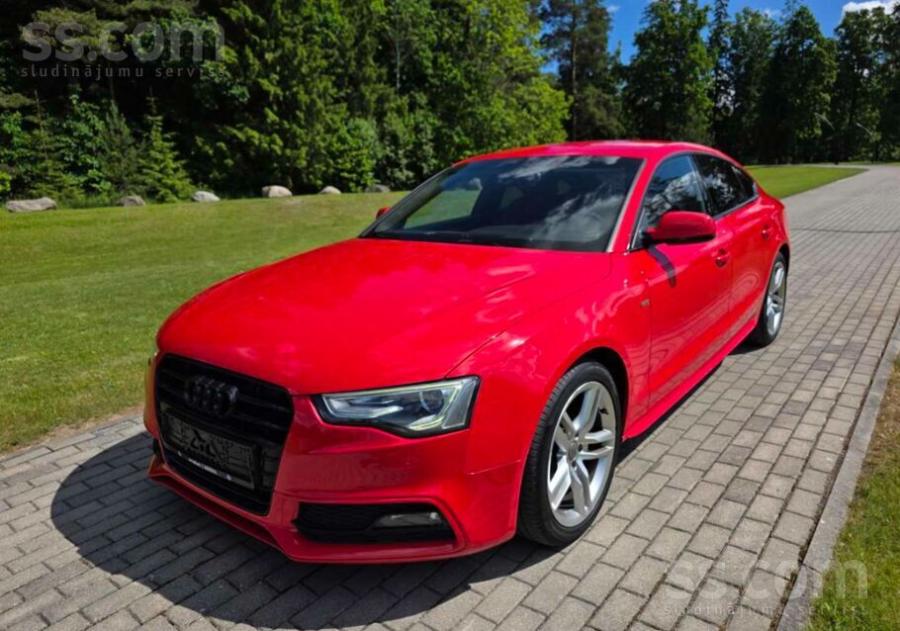 Red Audi A5 2013 in Jekabpils, with an engine capacity of 2.00 L and mileage of 287 thousand km for 13700 €, photo 3 on AUTOMOTO.COM.LV