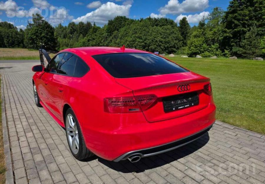 Red Audi A5 2013 in Jekabpils, with an engine capacity of 2.00 L and mileage of 287 thousand km for 13700 €, photo 5 on AUTOMOTO.COM.LV