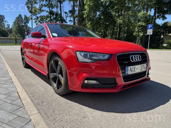 Sarkans Audi A5 2014 Ogre, ar dzinēja tilpumu 2.00 L un nobraukumu 235 tūkst. km par 8400 €, foto 1 vietnē AUTOMOTO.COM.LV